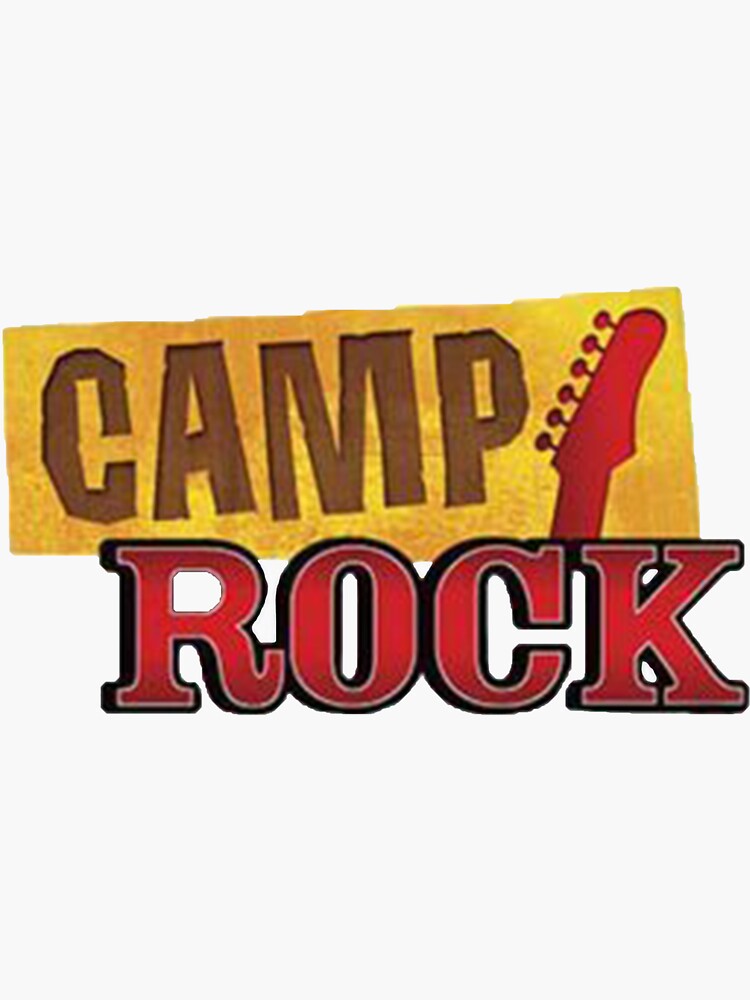 "Camp rock" Sticker by oliviapersson | Redbubble