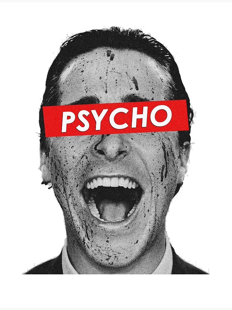 "American Psycho - Patrick Bateman " Poster for Sale by VVdesigns ...