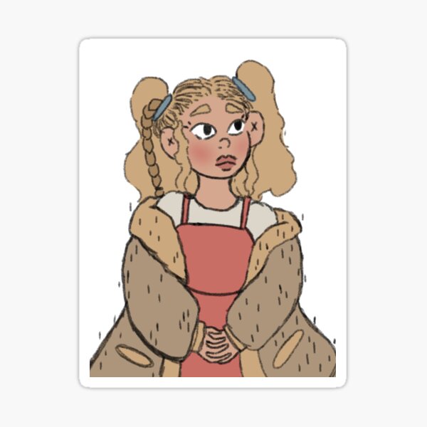 "rosy cheeks" Sticker for Sale by MabelSchmabel | Redbubble