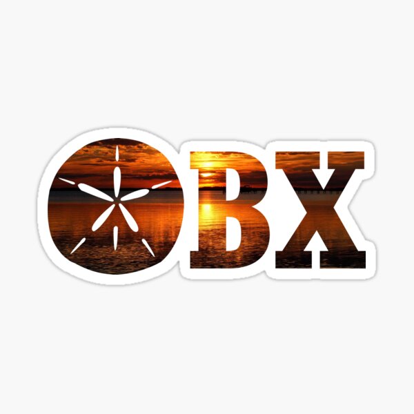 "OBX" Sticker for Sale by sedrann15 | Redbubble