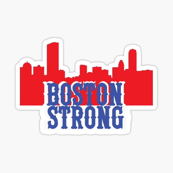 "Boston Strong" Sticker for Sale by Scott Dovey | Redbubble