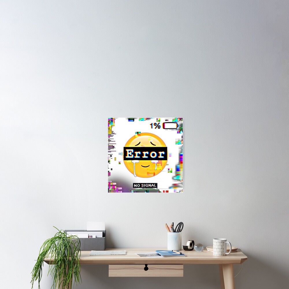 "Smiley error" Poster by chirba | Redbubble
