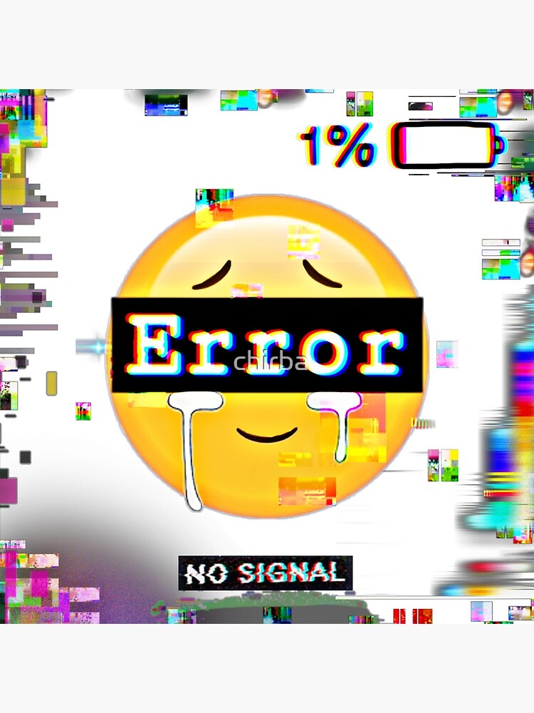 "Smiley error" Poster by chirba | Redbubble
