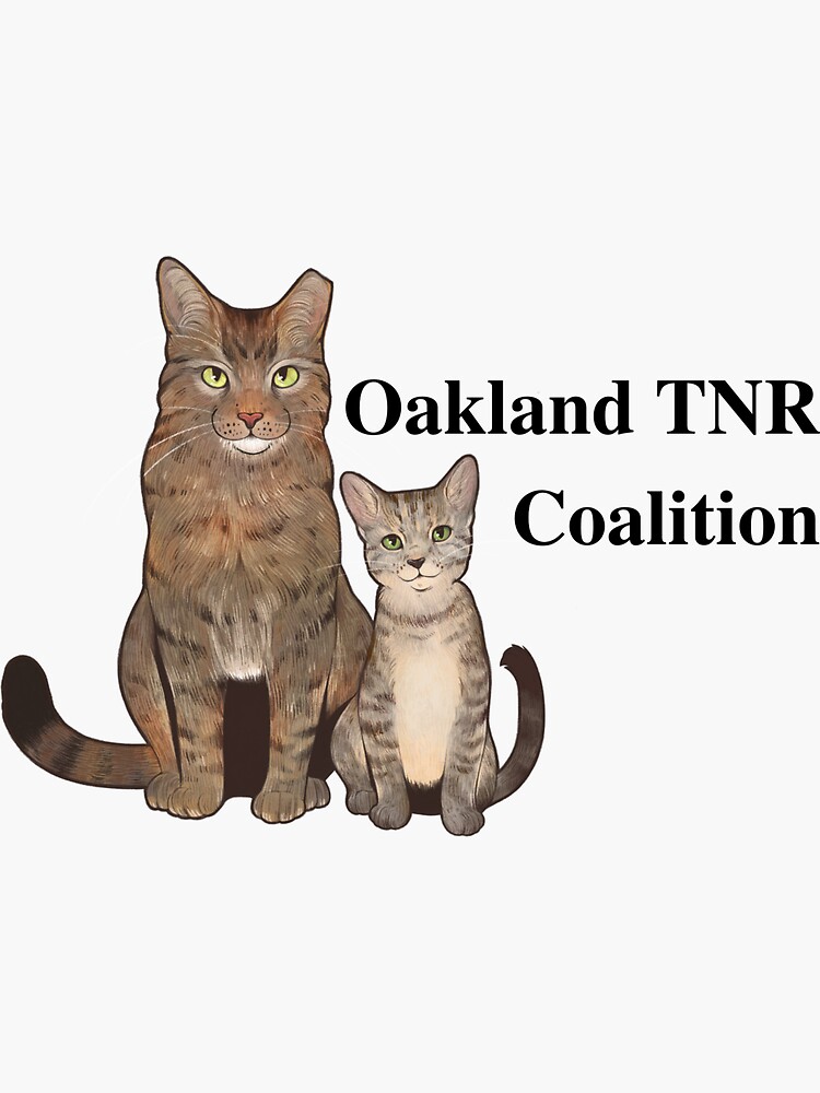 "Oakland TNR Coalition" Sticker for Sale by OaklandTNR | Redbubble
