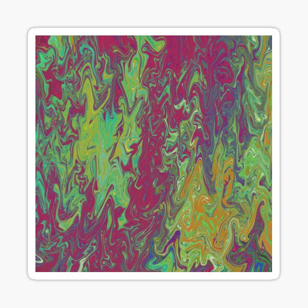 "Purple & Green Flames" Sticker for Sale by -colurly- | Redbubble