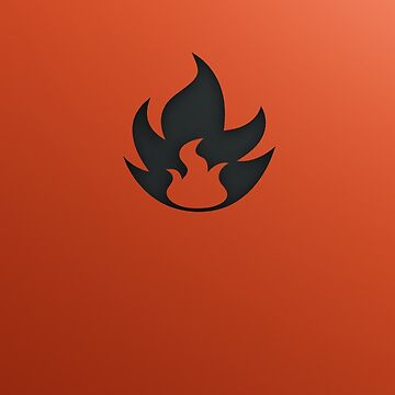 "Fire Type Symbol" Sticker for Sale by LynchMob1009 | Redbubble
