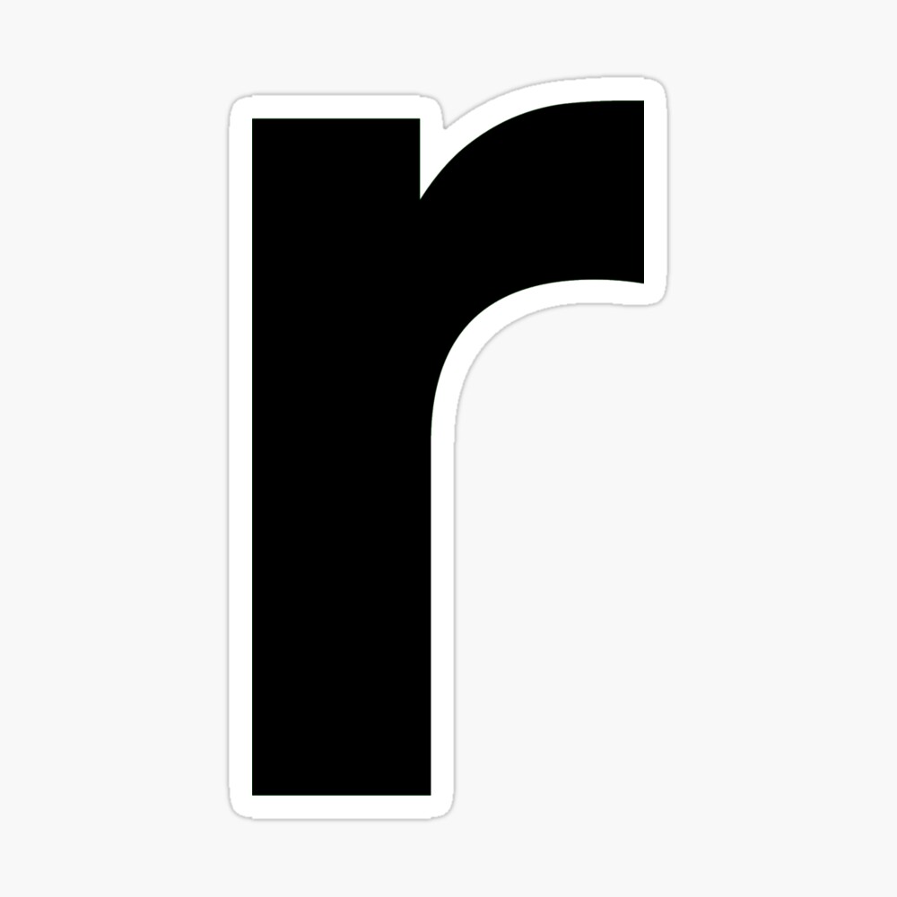 Letter R Svg Lowercase Letter R Vector Lowercase Letter R Etsy