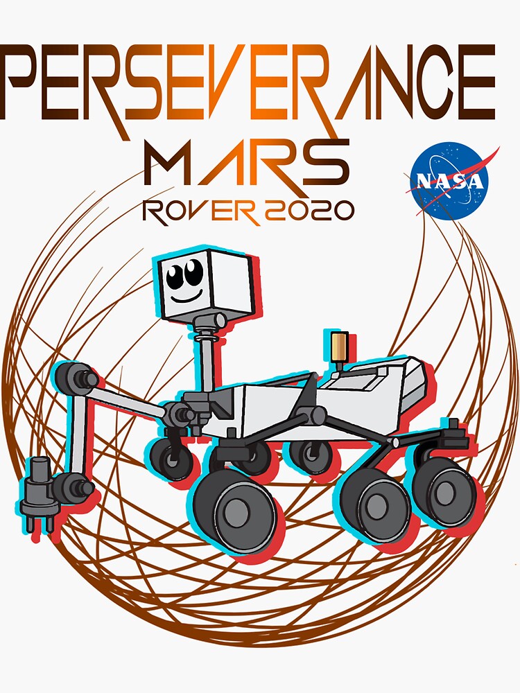 "Mars Rover Perseverance Nasa 2020" Sticker for Sale by XDelta | Redbubble