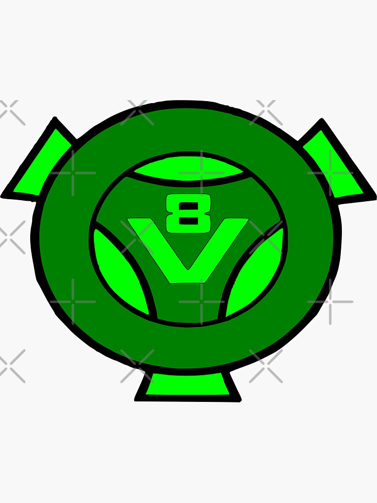 "Scania V8 Logo Grün" Sticker von Autographix | Redbubble
