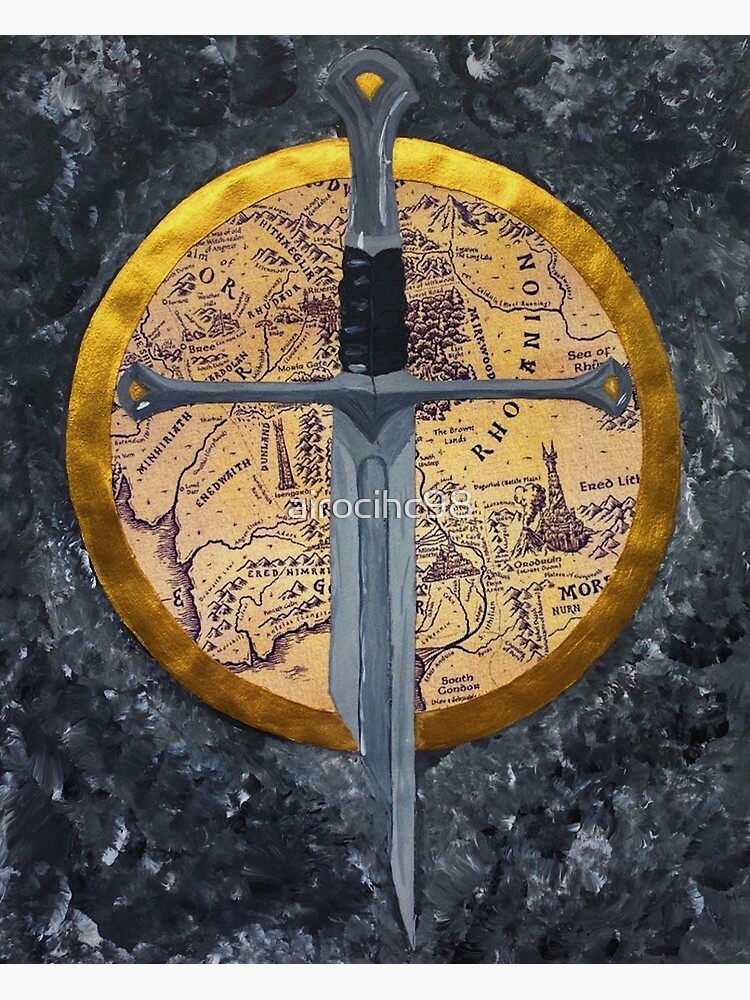 "The Sword of Narsil" Poster for Sale by airocihc98 | Redbubble