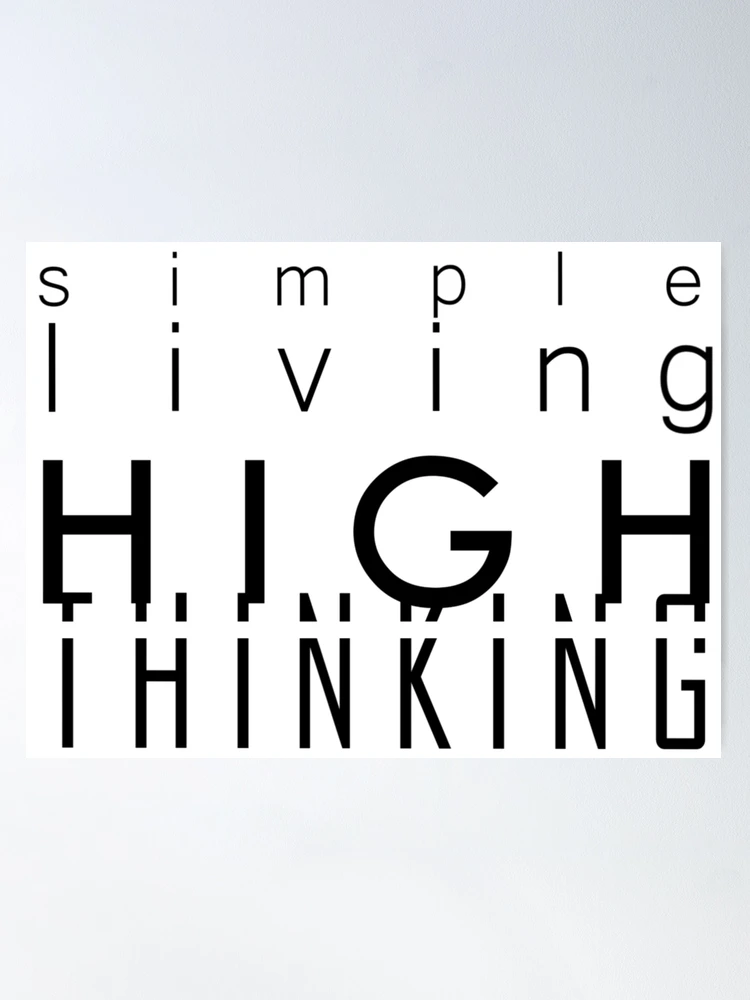 Simple Living High Thinking Quotes Profile For Simple Living High