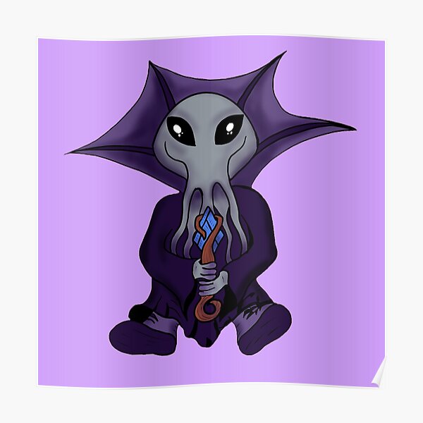 "Cute Mind Flayer" Poster for Sale by abicgabel | Redbubble