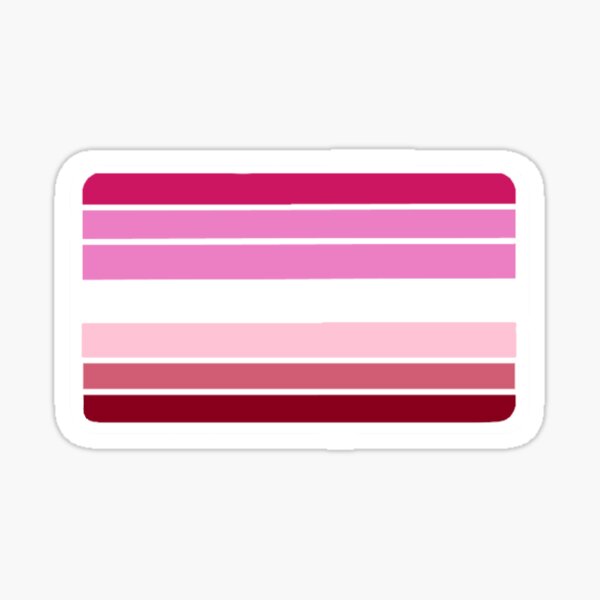 Lesbian Pride Flag Sticker For Sale By Hdla927 Redbubble