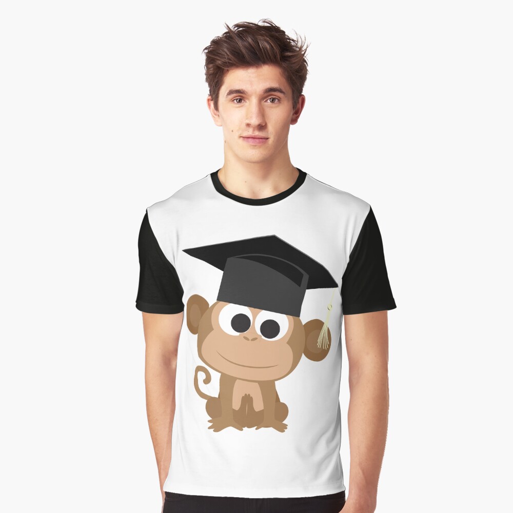 "Cute Monkey Graduate" Sticker for Sale by Eggtooth | Redbubble