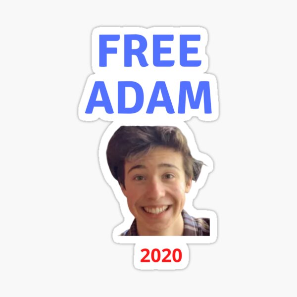 "Free Adam 2020 sticker" Sticker for Sale by coolteacher126 | Redbubble