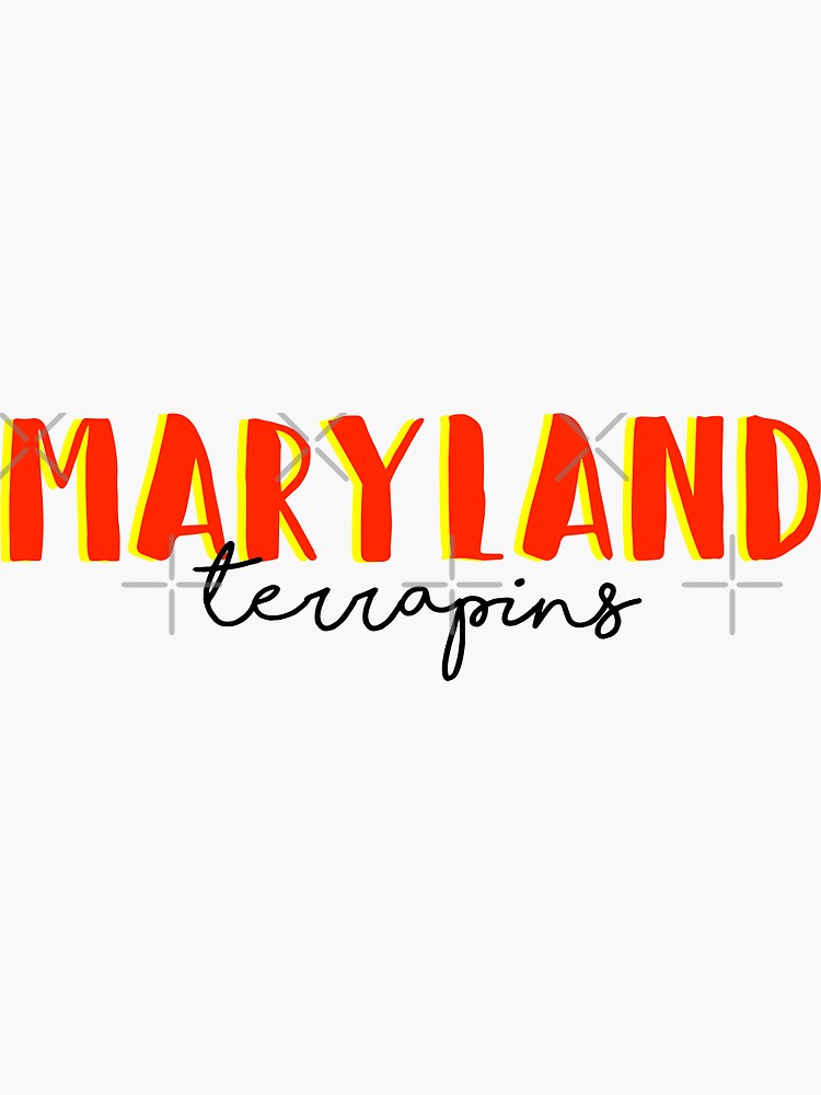 "UMD" Sticker by laurensafra | Redbubble