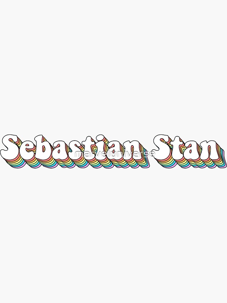 "sebastian stan" Sticker for Sale by marveluniverse | Redbubble