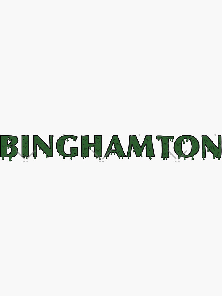 "Binghamton University Sticker" Sticker for Sale by gracecmoh | Redbubble