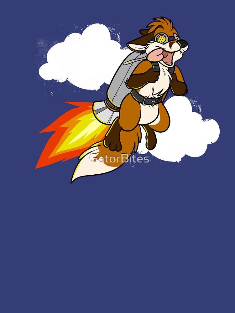 "Rocket Fox" T-shirt for Sale by GatorBites | Redbubble | fox t-shirts ...