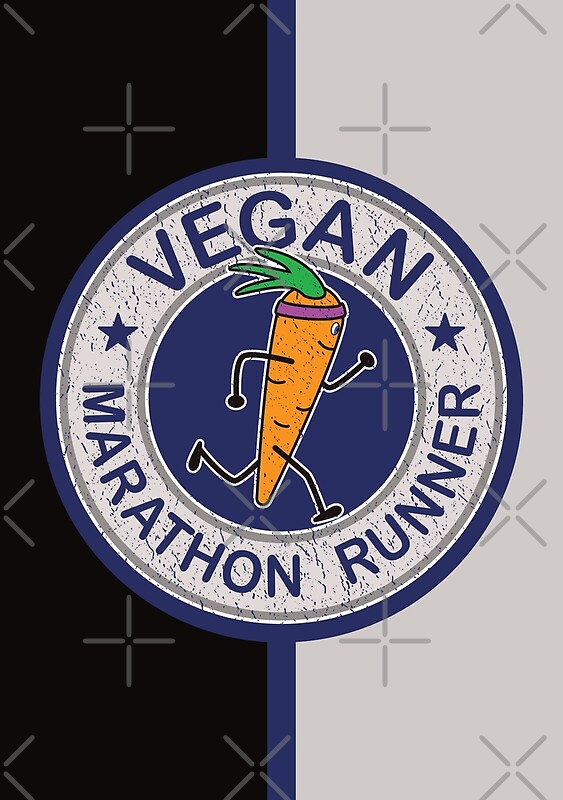 "Vegan Marathon Runner" by NoBonesLife | Redbubble