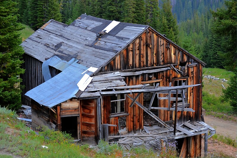 "Cinnabar Mine in Idaho" by Guy Jenkins | Redbubble