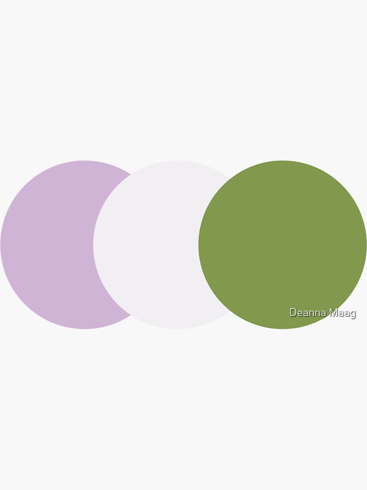 "genderqueer pride // subtle" Sticker by deannamerced | Redbubble