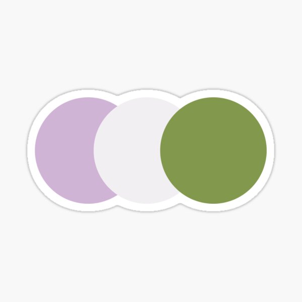 "genderqueer pride // subtle" Sticker by deannamerced | Redbubble