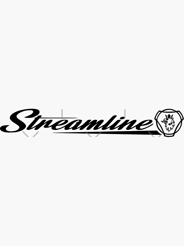 "Scania Streamline" Sticker von Autographix | Redbubble