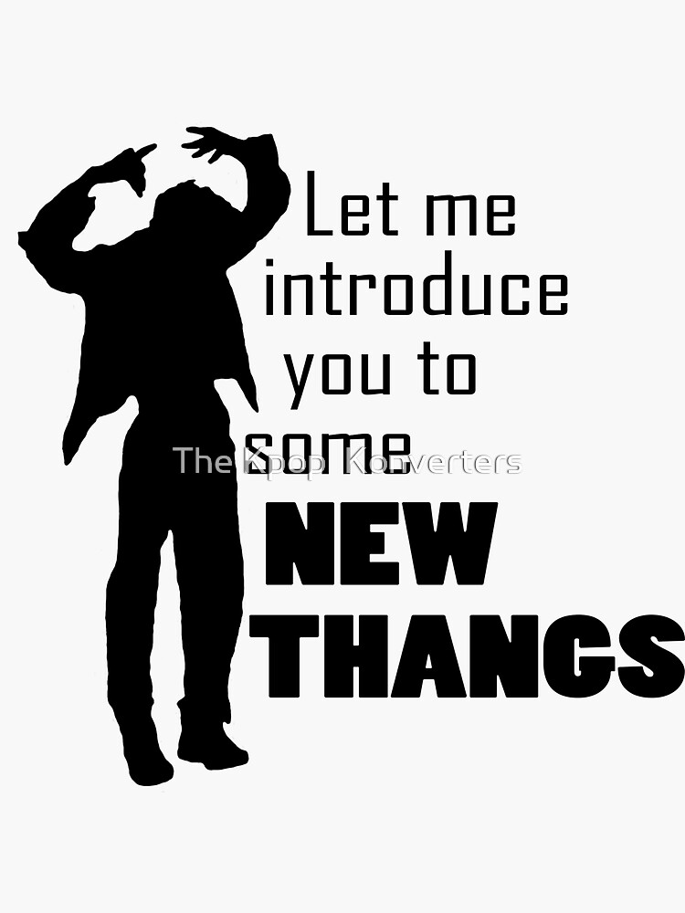 "NCT 127 Kick It "New Thangs" Choreography Silhouette" Sticker for Sale ...