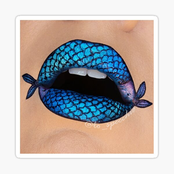 "Fishlips - a fish art and a lip art!" Sticker for Sale by ...