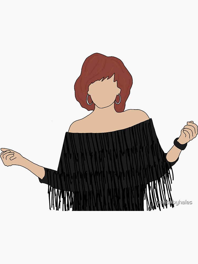 "Reba" Sticker for Sale by madebyhales | Redbubble