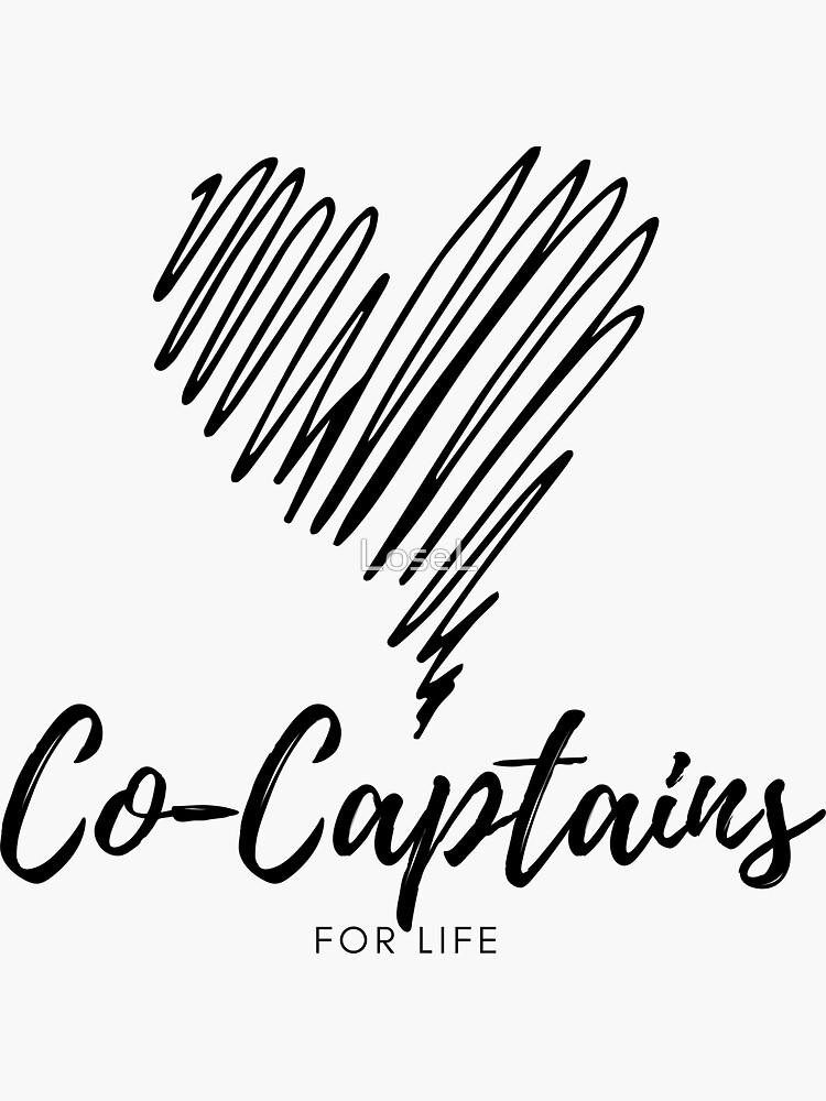 "co-captains for life - avalance - legends of tomorrow" Sticker for ...