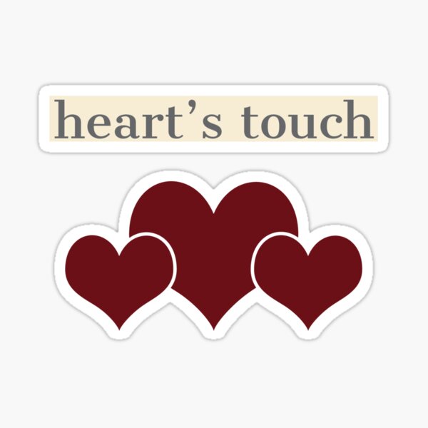 "Heart touch" Sticker for Sale by MadhuSurbhi | Redbubble