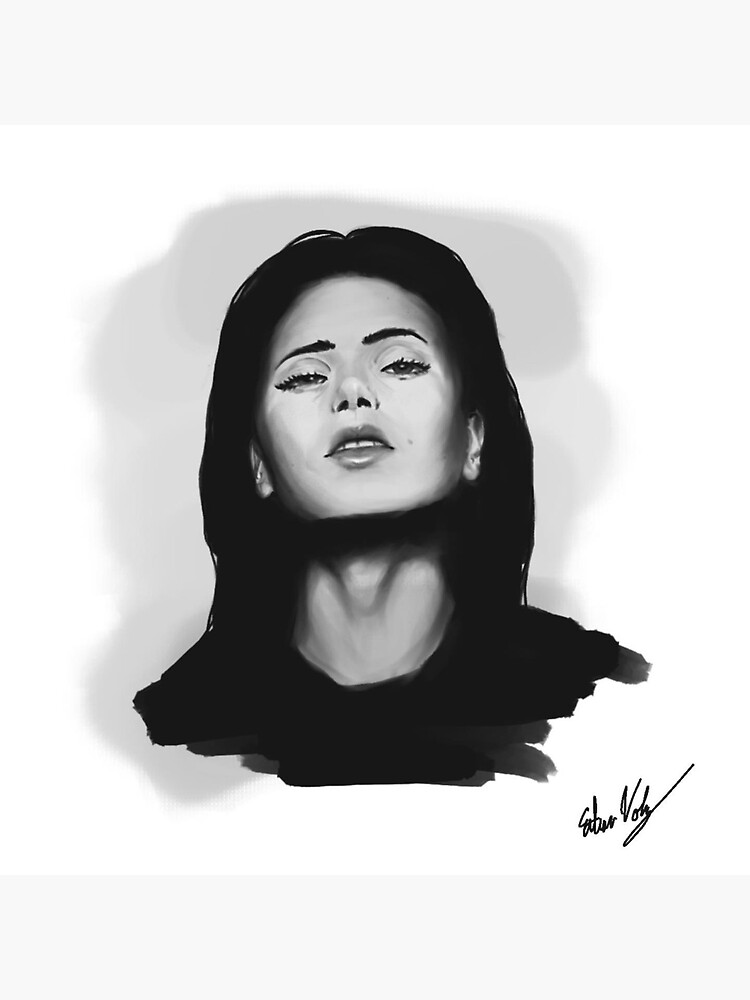 "BnW Portrait" Sticker for Sale by afreshperson | Redbubble