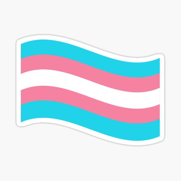 "Trans Flag" Sticker for Sale by hanzios | Redbubble