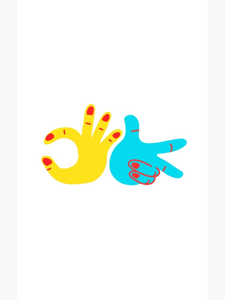 "DOPE HAND SIGNS" Sticker for Sale by priyanka-reddy | Redbubble