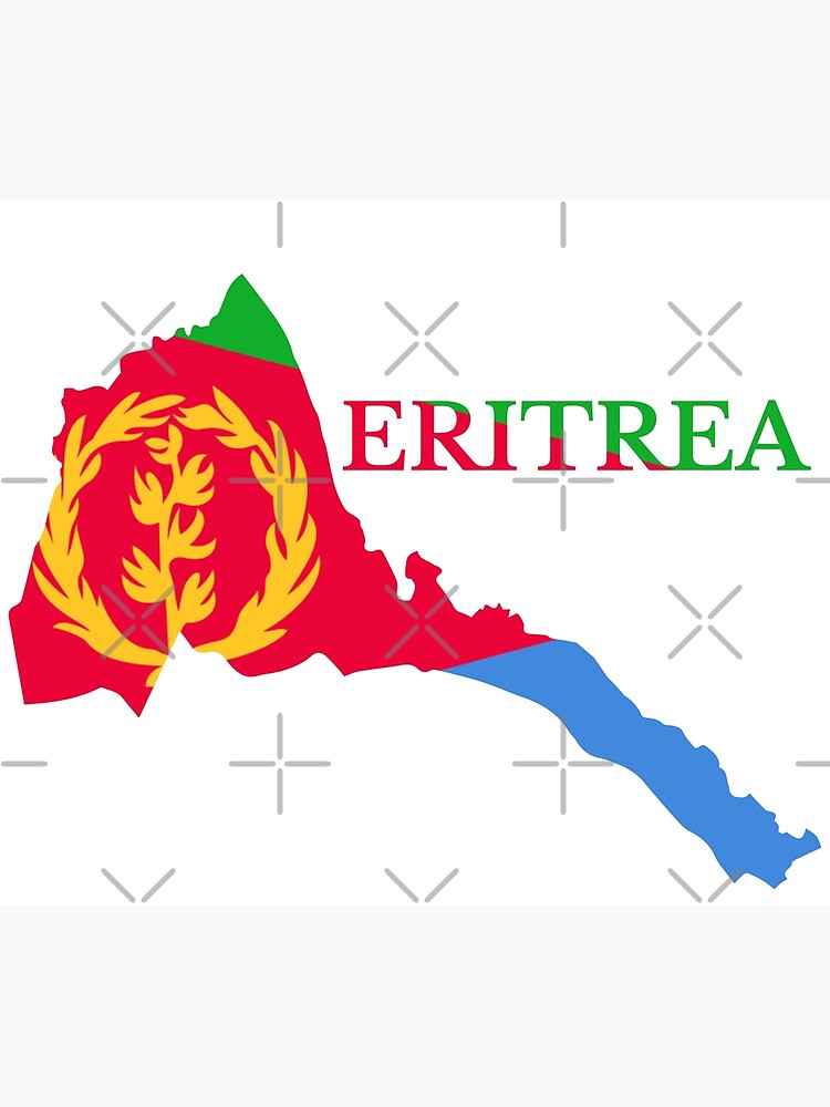 eritrea map flags