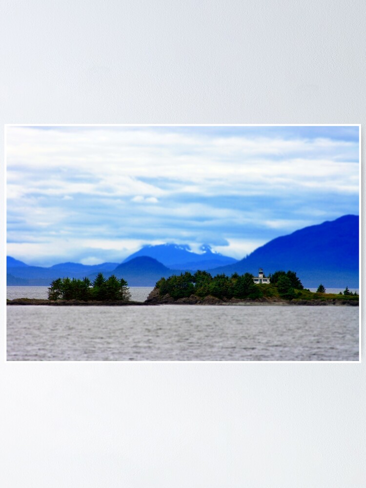 " Guard Island Light Lighthouse in Clarence Strait Alaska" Poster by ...