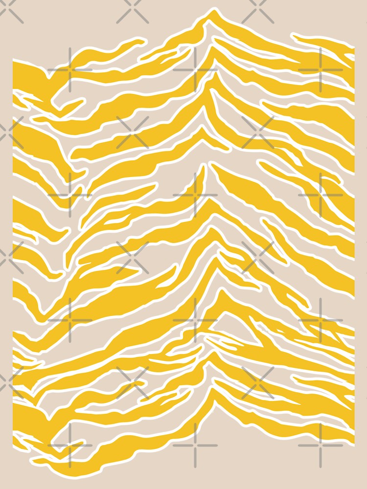 "Tiger Print - Mustard Yellow" T-shirt by SilverPegasus | Redbubble