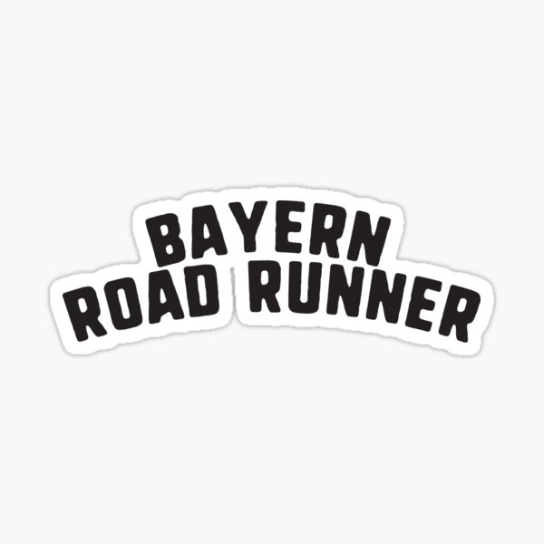 "bayern road runner" Sticker by D-imane | Redbubble