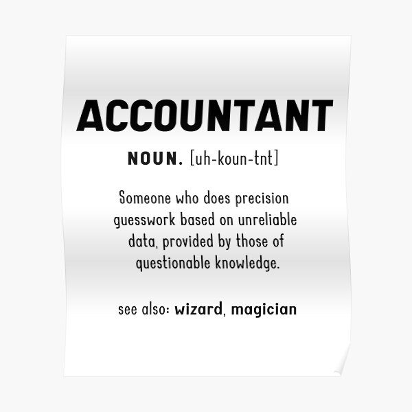 "Accountant Definition Wizard, Magician - Accountant Cool Job Gift ...