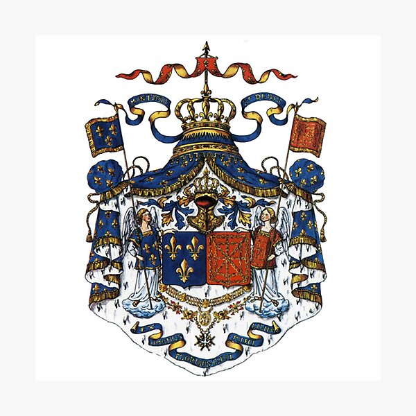 "Das große französische Königswappen (bis 1790)" Fotodruck von JIGEE ...