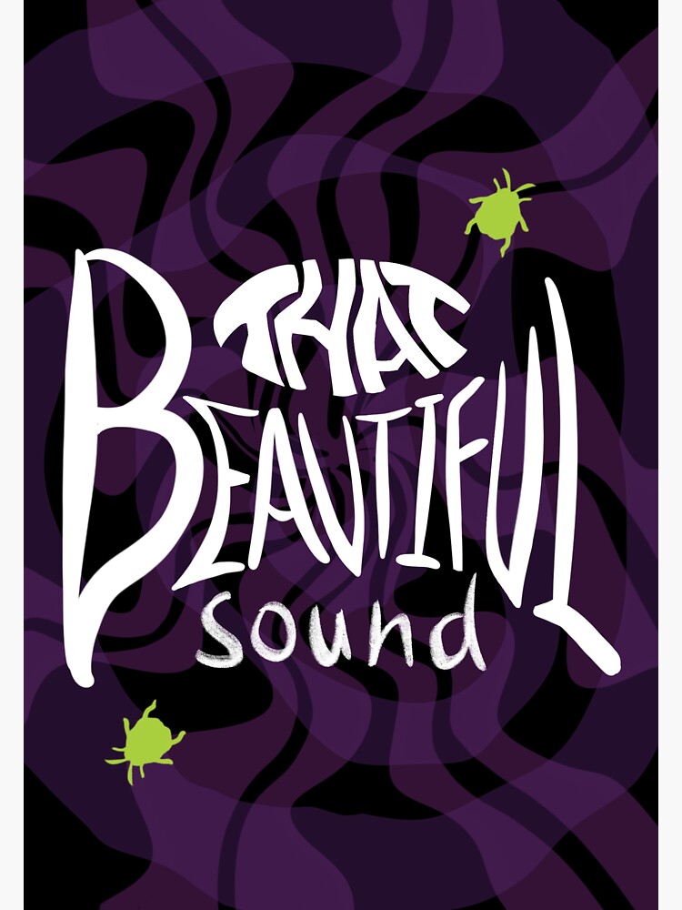 "That Beautiful Sound" Sticker for Sale by RoyCohenArt | Redbubble