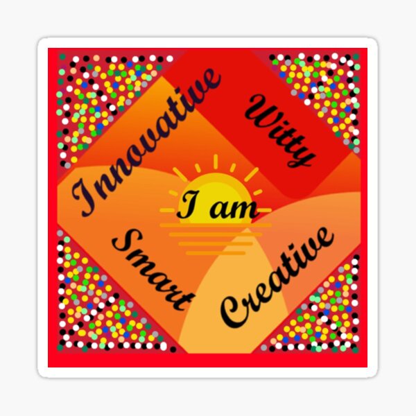 "Depiction of Personality Characteristics." Sticker by ravitiku | Redbubble