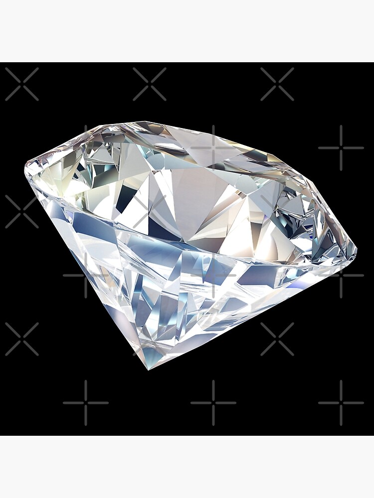 "Realistic Diamond" Poster by NomiBee | Redbubble