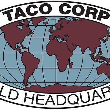 "Taco Corp" Sticker for Sale by mr-tee | Redbubble