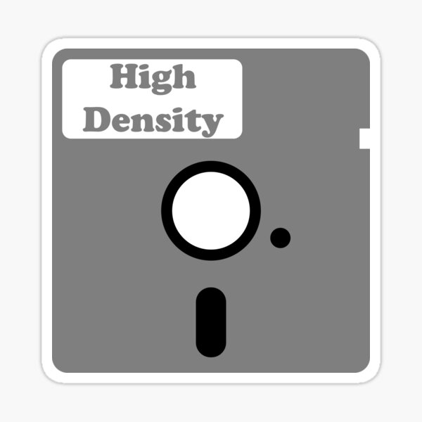 "8 inch or 5 inch Floppy Disk" Sticker for Sale by heavyuser2020 ...