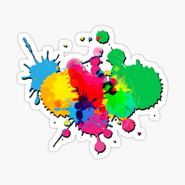 "The art of color" Sticker for Sale by Mr-casper | Redbubble