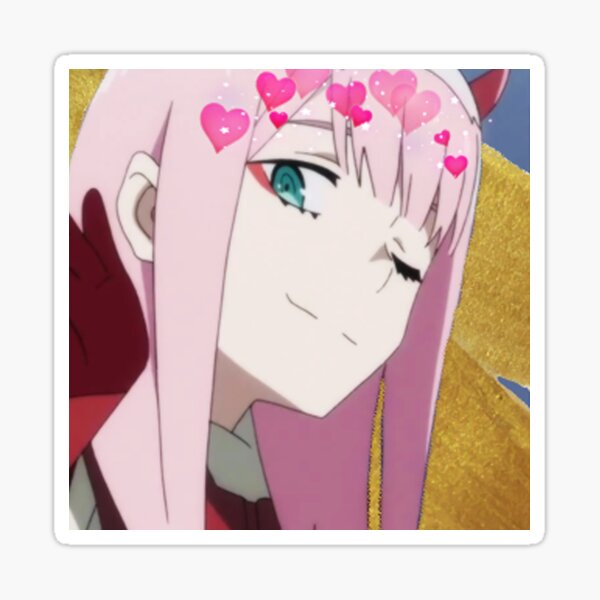 "Zero Two" Sticker by jxnesy | Redbubble