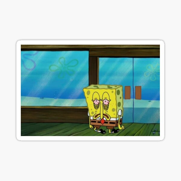"Spongebob reaction " Sticker by thatbitch04 | Redbubble